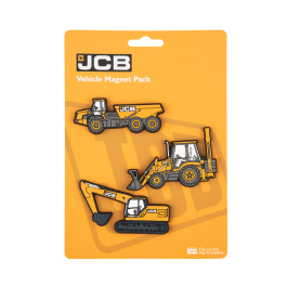 Pack of 3 Machine Magnets | Official JCB Merchandise Shop